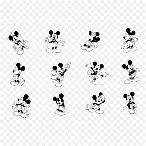 Mickey Mouse Minnie Mouse Silhouette Scalable Vector Graphics Clip Art