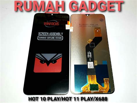 LCD INFINIX HOT 10 PLAY HOT 11 PLAY X688 X688C FULLSET TOUCHSCREEN