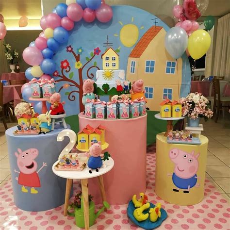 Decoração de Festa Infantil da Peppa Pig 50 Ideias e Dicas Simples