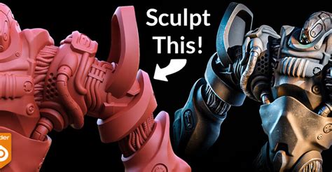 Hard Surface Sculpting In Blender By Jan Van Den Hemel