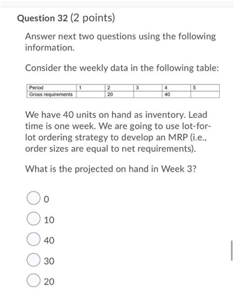 solved question 32 2 points answer next two questions