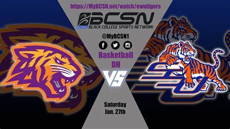 Edward Waters Tiger Athletics On The BCSN SSU Vs EWU 1 27 24