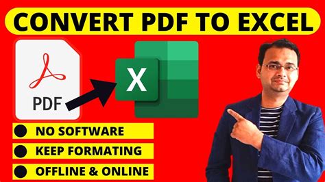 How To Convert PDF To Excel PDF To XLSX Without Losing Formatting