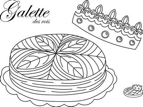 Coloriages Galette Des Rois Imprimer Pour Vos Petits Enfants Ma