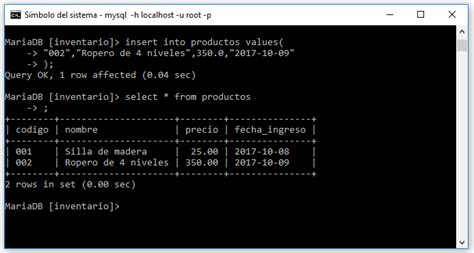 Comandos básicos de Mysql desde consola Windows Blog de Tecnologia