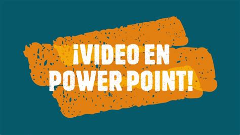 COMO HACER UN VIDEO EN POWER POINT YouTube