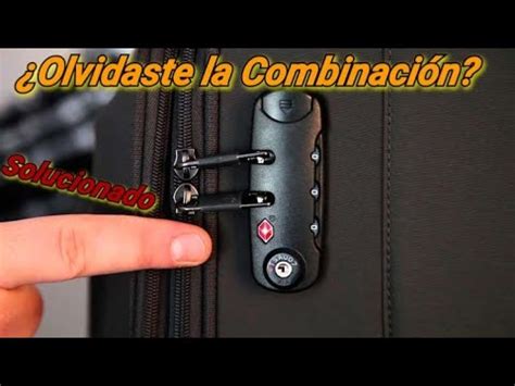 Como Abrir Una Maleta Con Clave De 3 Números Peregrino Avendano