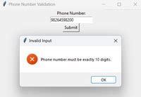 Validating Entry Widget In Python Tkinter Geeksforgeeks