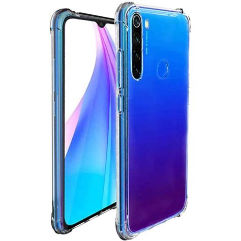 Capa Antishock Reforçada Nas Bordas Redmi note 8 Tela 6 3 01 Película