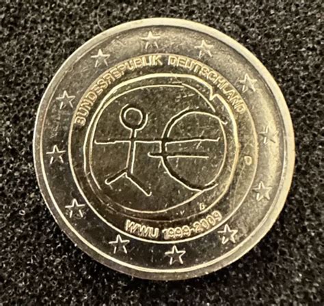 2 EURO MÜNZE Strichmännchen WWU 1999 2009 EUR 2 00 PicClick DE