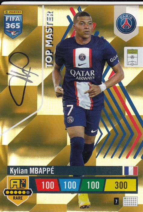 FIFA 365 2023 RARE TOP MASTER Mbappe 7 Kolekcjonerska Karta