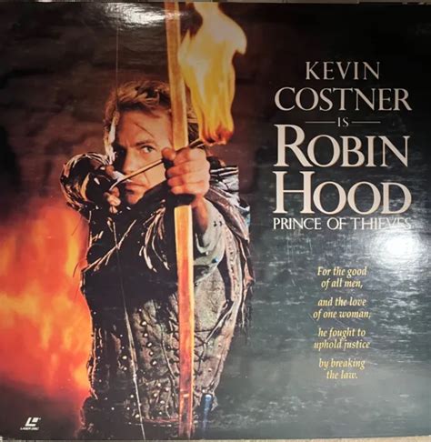 ROBIN DES BOIS Disque Laser Prince Des Voleurs Kevin Costner