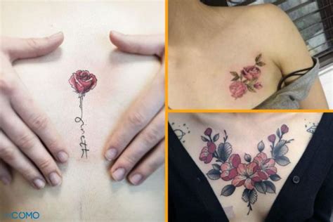 Tatuajes en el pecho para mujeres Ideas y diseños 2023