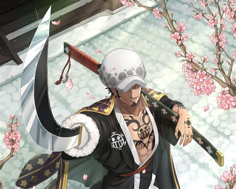 Download Trafalgar Law Anime One Piece 4k Ultra HD Wallpaper by 진작가