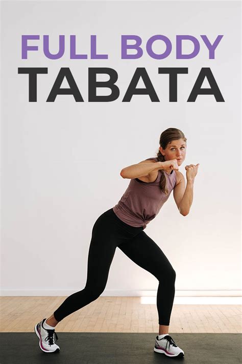 Minute Cardio Kickboxing Tabata Workout Nourish Move Love