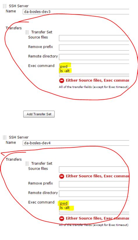 Linux Jenkins Publish Over SSH Same Commands For All Servers