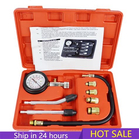Testeur de Compression de moteur à essence 0 300psi cylindre jauge de