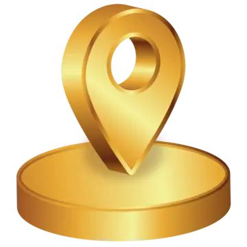 3d Location Icon Clipart In Transparent Background Vector 3d Location