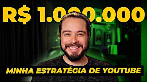 Minha Estrat Gia Completa P Crescer E Ganhar Dinheiro No Youtube