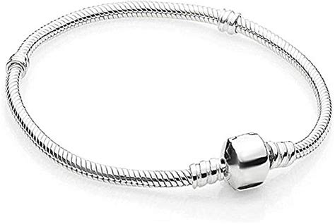 Damen Armband für Charm Beads Perle Anhänger Edelstahl Armreif Pandora