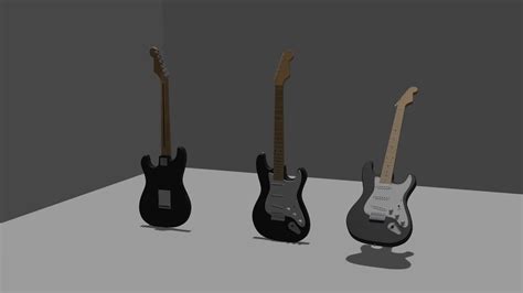 Video Tutorial Membuat Modeling Guitar Fender In Blender Part Youtube