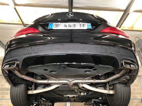 Sportauspuff anlage für MERCEDES C117 CLA 250 4 Matic MERCEDES C117