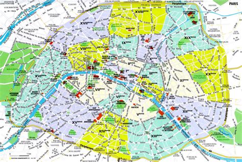 Plan De Paris Metro Et Arrondissement Subway Application