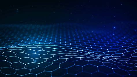 Techno Blue Wallpaper
