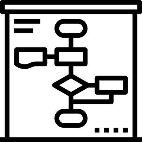 Icono De Diagrama De Flujo Aphiradee Monkik Lineal