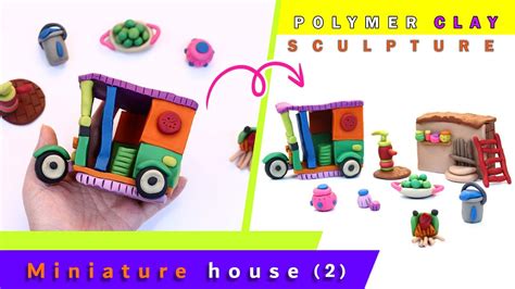 How To Make Polymer Clay Miniature House Kitchen Set Rikshaw