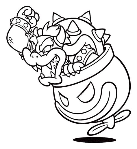 Dibujos De Bowser Para Colorear
