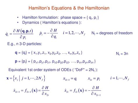 ppt hamiltonian systems powerpoint presentation free download id 1045380