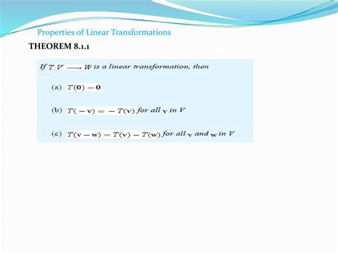 linear transformations ppt download