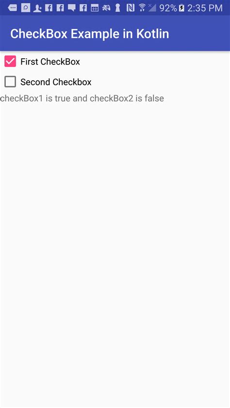 Create Checkbox In Kotlin Programmatically Apps Developer Blog