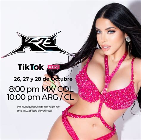 Kenia Os Charts on Twitter Live TikTok Miércoles 26 Octubre 8 00pm