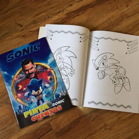 Libro Para Colorear Sonic Nuevo Libro De Colorear Libro De Libro