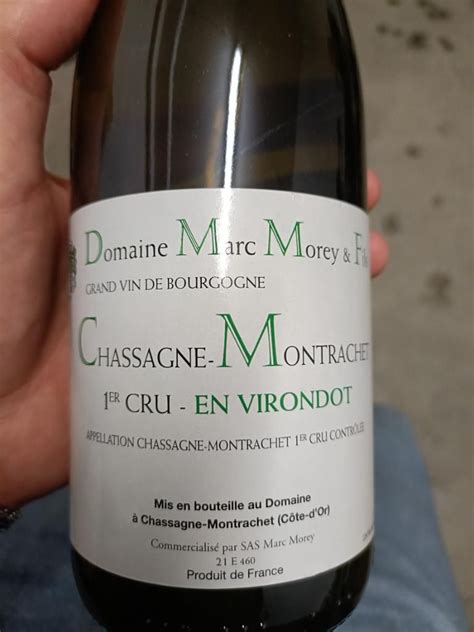 2022 Domaine Marc Morey Fils Chassagne Montrachet 1er Cru En Virondot