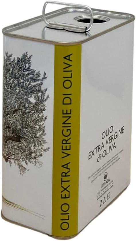 Lattina Per Olio Latta Tanica Da Litri Lattine Banda Stagna Con Tappo