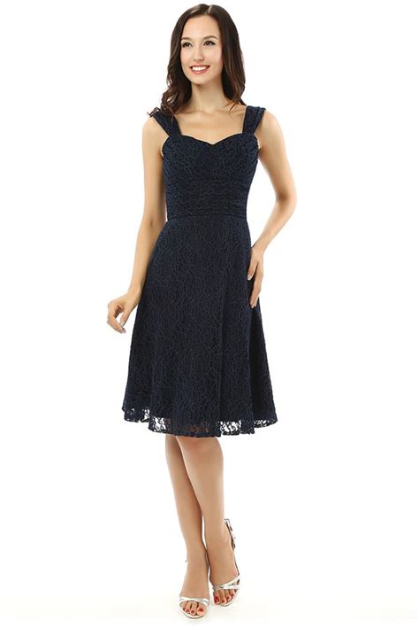 Black A Line Sweetheart Knee Length Prom Dress YH0088 119 GemGrace