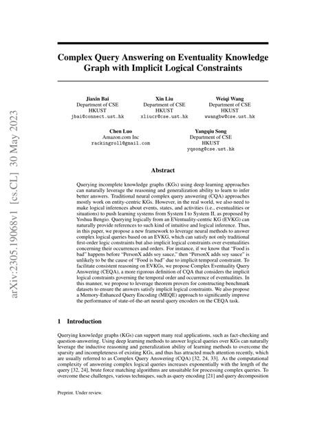 pdf complex query answering on eventuality knowledge graph with implicit logical constraints