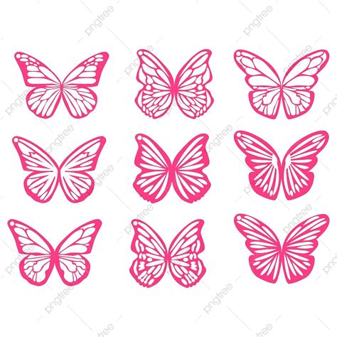 Topo 85 Imagem Silhueta Borboleta Rosa Br Thptnganamst Edu Vn