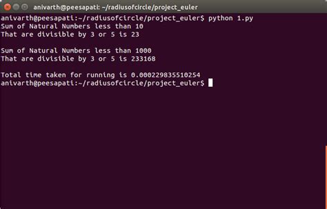 problem 1 project euler solution with python