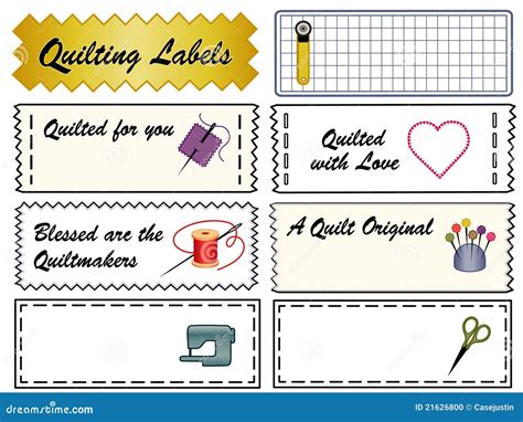 Quilt Label Template Detrester