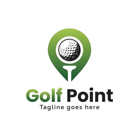 Premium Vector Golf Sport Logo Design Concept Or Golf Point Logo