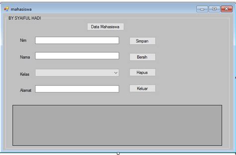 membuat program visual basic yang terhubung dengan database bagi seo