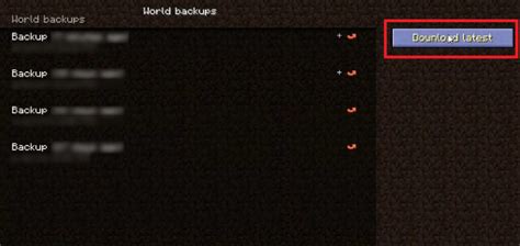 How To Backup Or Restore A Minecraft Realm Techcult