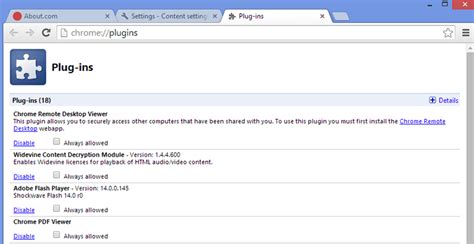 How To Disable Extensions And Plug Ins In Google Chrome