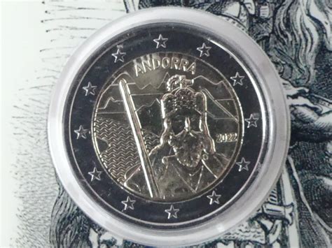 Andorre 2 Euro La légende de Charlemagne 2022 pieces euro tv Le
