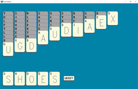 Word Solitaire Stash Games Tracker