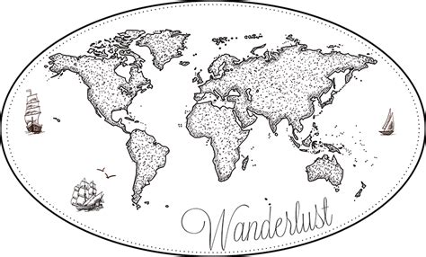 Vinilo Mapamundi Wanderlust Tenvinilo